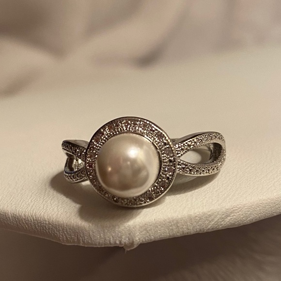 Jewelry | Stamped S925 Silver Pearlcz Ring | Poshmark